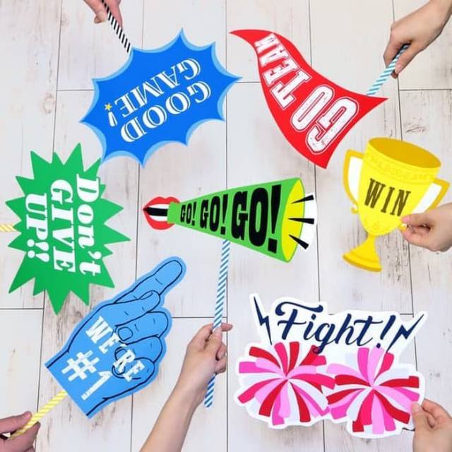 Jual Photo Booth Props Sports Papercraft | Shopee Indonesia