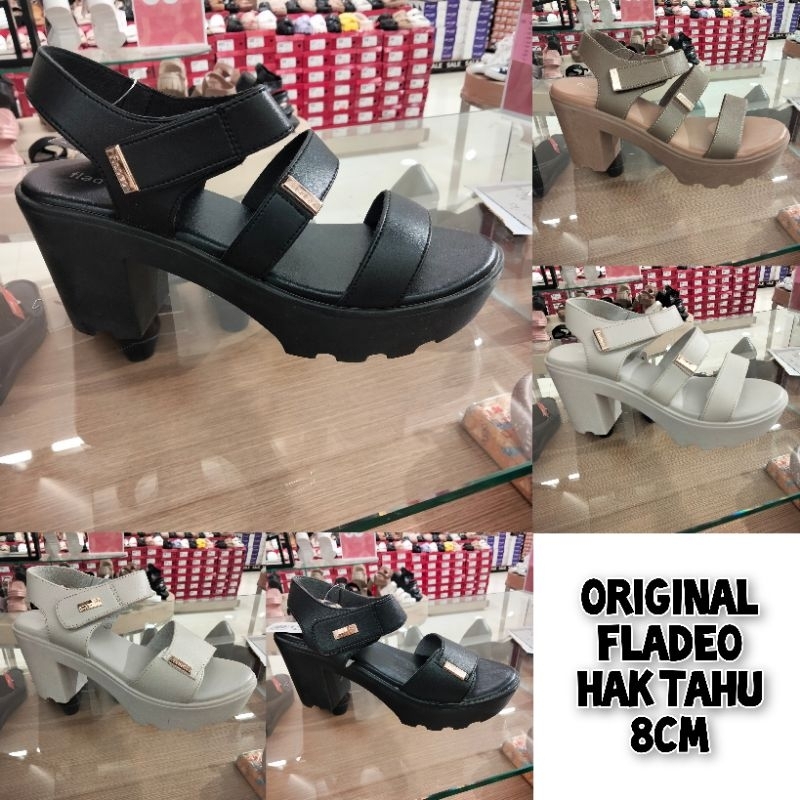 Jual SANDAL TALI SLINGBACK HAK TAHU ORIGINAL FLADEO | Shopee Indonesia