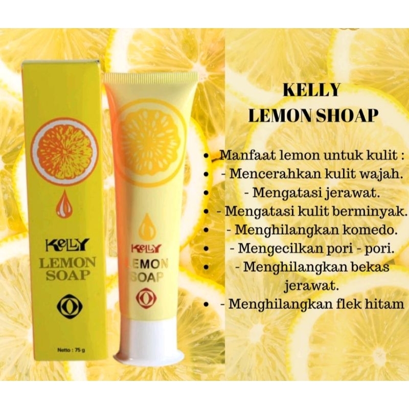 Jual Kelly lemon / Kely Lemon Soap || Sabun Kelly lemon 15 gr 25 gr 75 ...