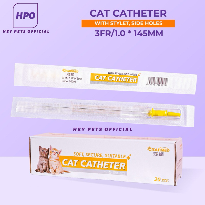 Jual Kateter Urine Kucing (Cat Catheter) (3Fr) (With Stylet)(Close end ...
