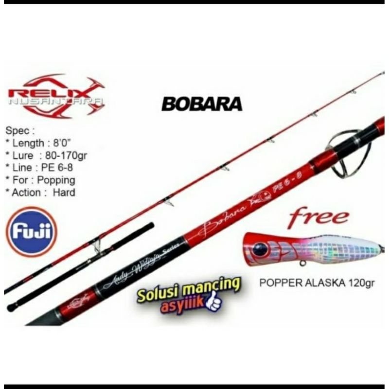 Jual Joran Bobara PE 6-8 Andy Widjaja Series Relix Nusantara | Shopee Indonesia