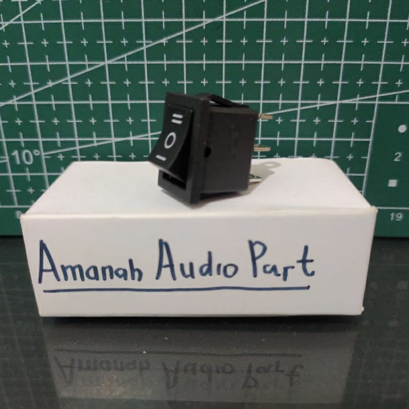 Jual Saklar 3p ON OFF ON Dispenser Rocker Switch Hitam 3p 3 pin 3pin ...
