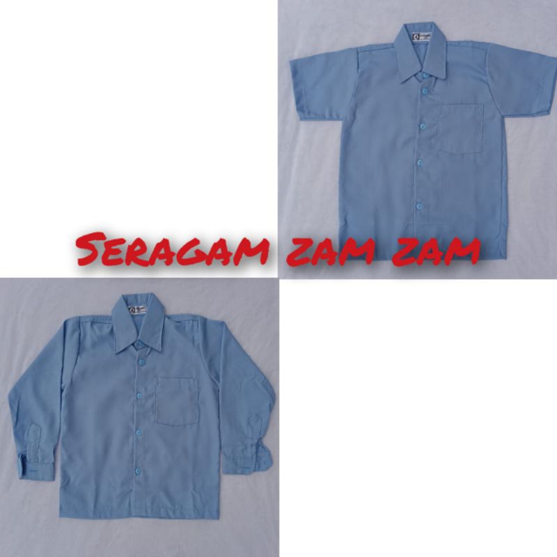 Jual seragam SD SMP SMA biru telur bebek | Shopee Indonesia