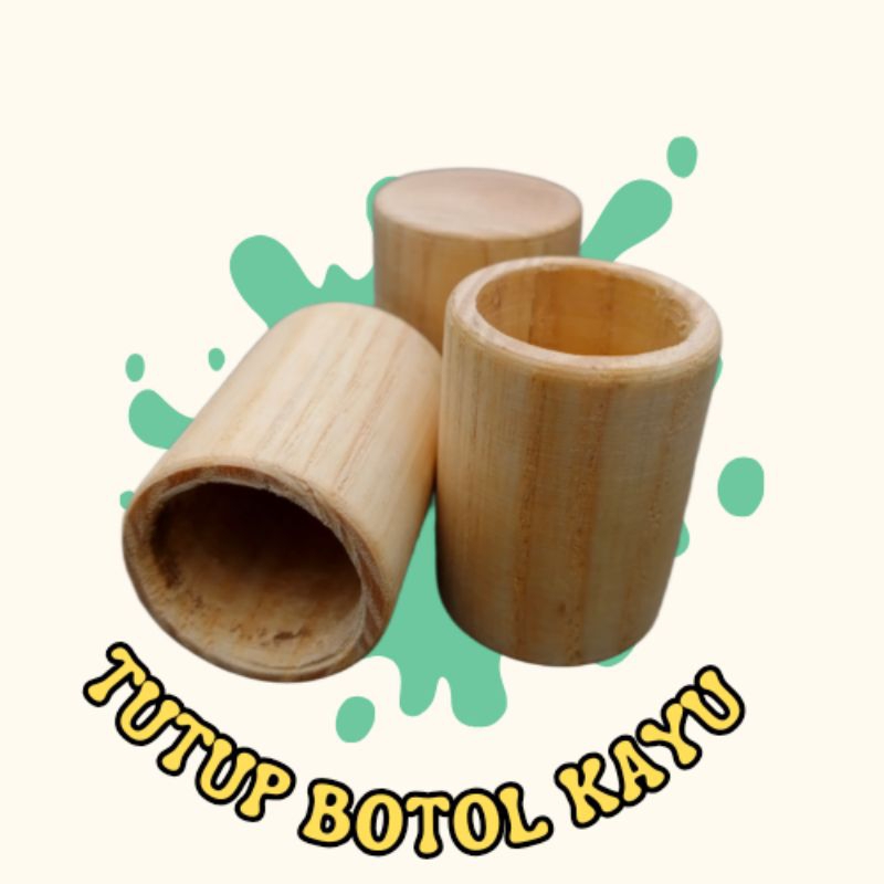 Jual Tutup Botol Kayu Parfume Bahan Pinus/Jati Belanda | Shopee Indonesia