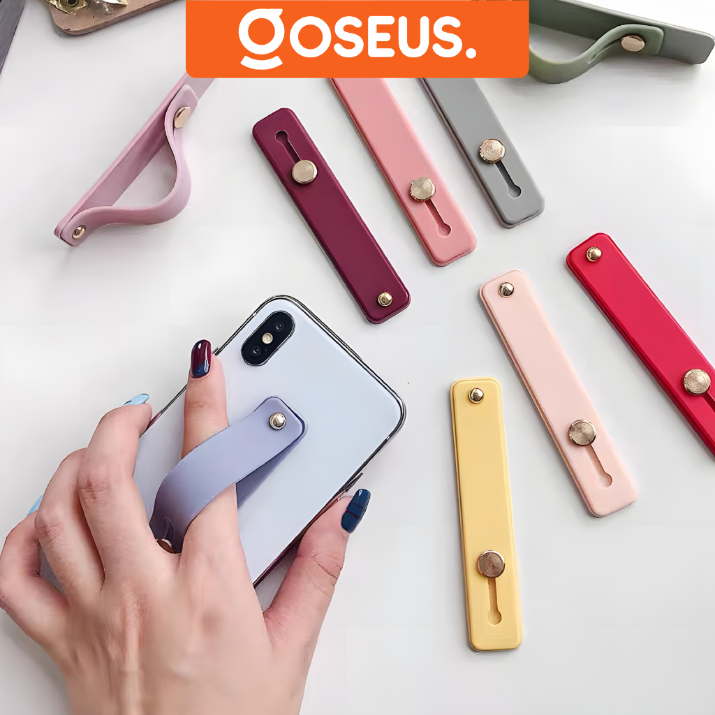 Jual Silicone Phone Holder Stand Universal Strap Bracket For iphone ...