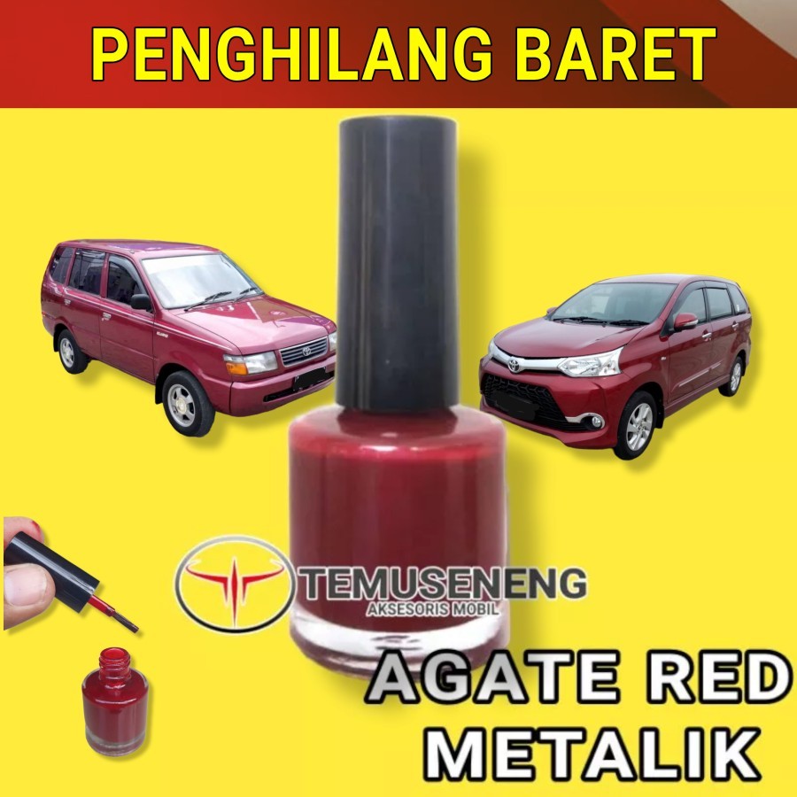 Jual Cat Merah Marun Agate Red Metalik Penghilang Baret Lecet Mobil ...