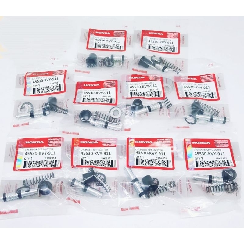Jual grosir isi 10 pcs seal sil master rem depan honda beat vario ...