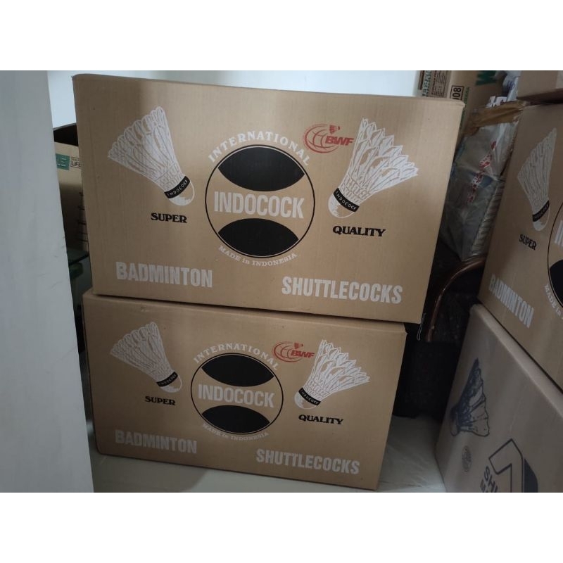 Jual Shuttlecock INDOCOCK Hitam 1 Dus | Shopee Indonesia
