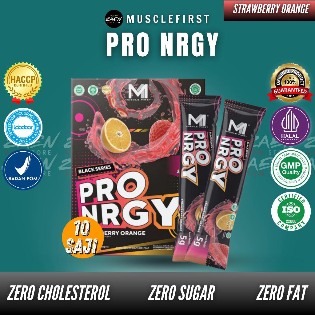 Jual M1 MuscleFirst PRO NRGY 10 Sachet Pre Workout | Shopee Indonesia