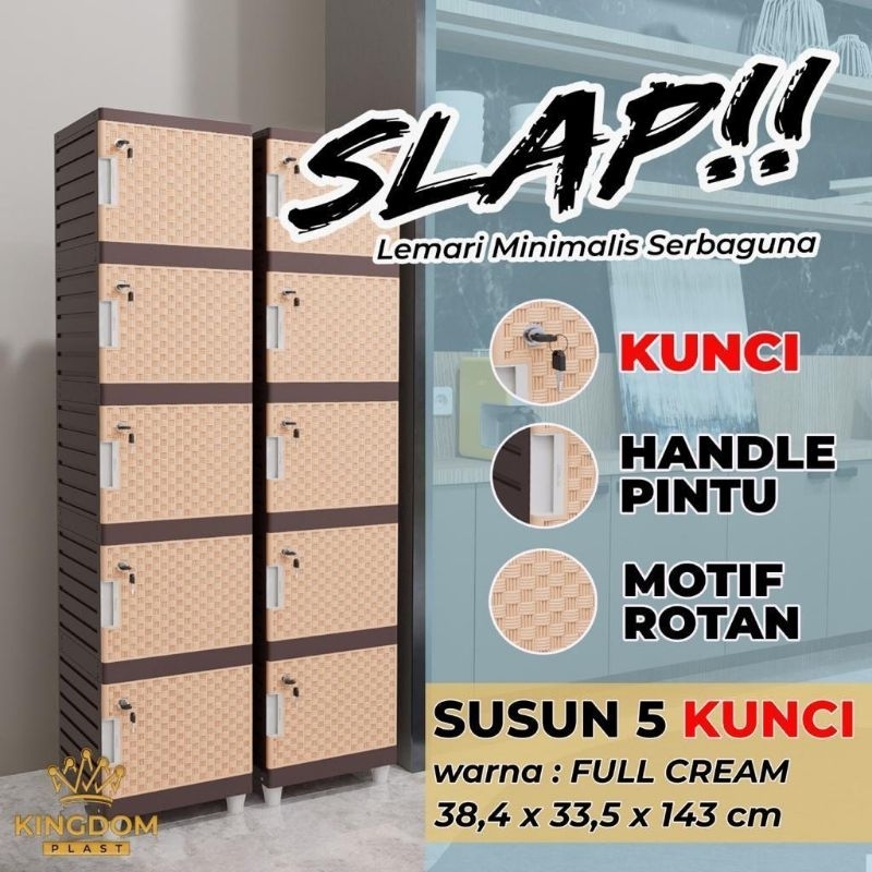 Jual Lemari Locker 1 Pintu 5 Susun 5 Tingkat Kunci SLAP | Shopee Indonesia