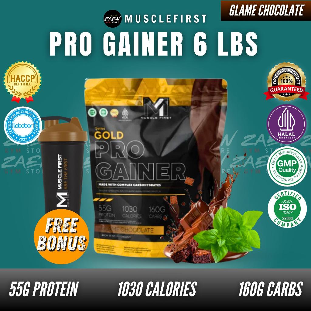 Jual MUSCLE FIRST GOLD SEREIS PRO GAINER 2721 GRAM 6LBS | Shopee Indonesia