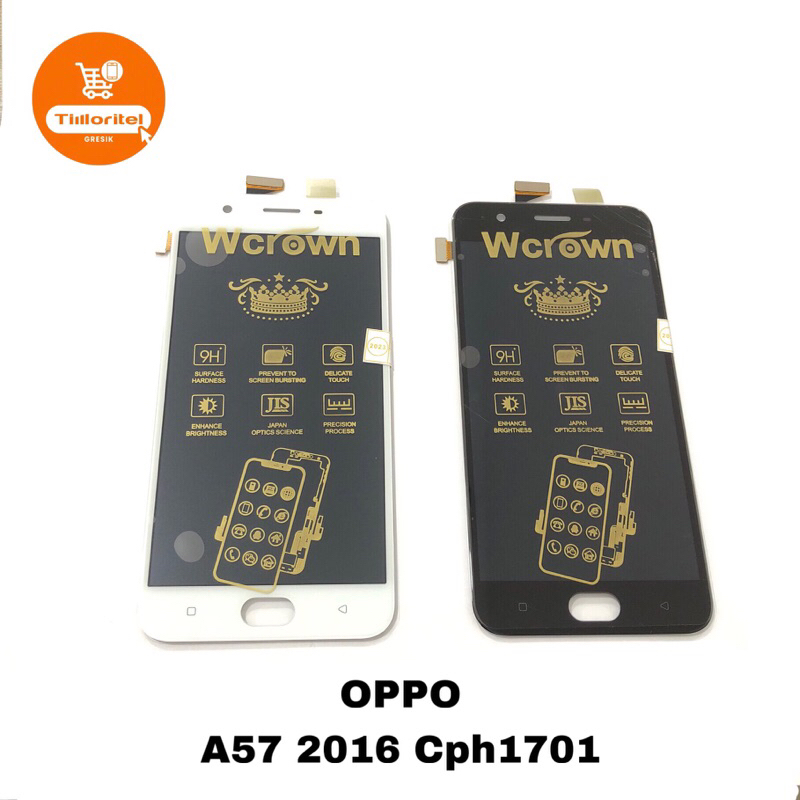 Jual LCD TOUCHSCREEN OPPO A57 2016 CPH1701 FULLSET | Shopee Indonesia