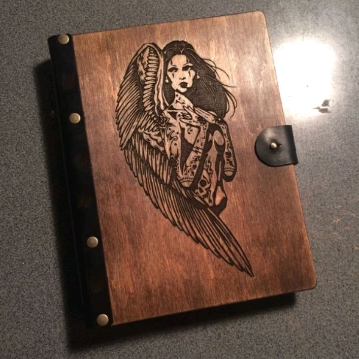 Jual notebook kayu custom - traveler's notebook journal - binder agenda ...