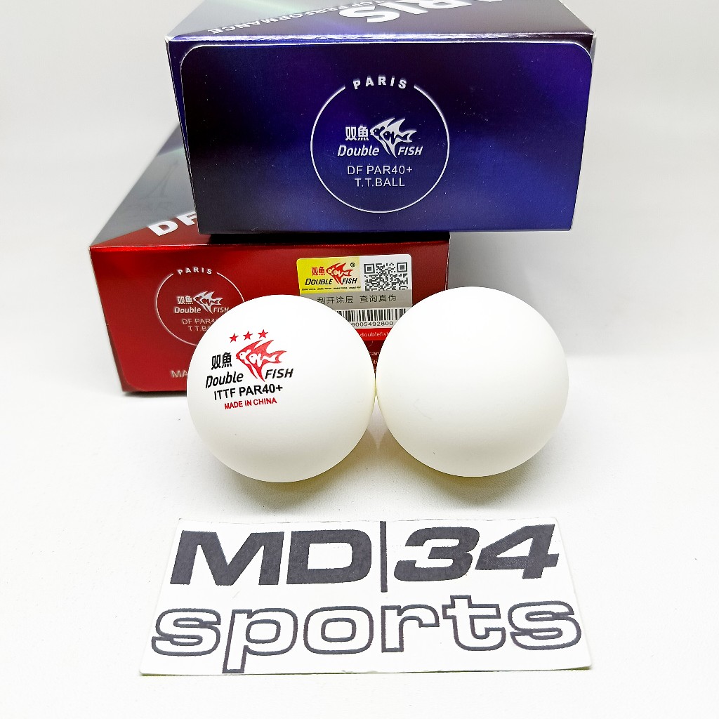 Jual BOLA DOUBLE FISH PARIS 40+*3 2024 - Bola Pingpong Olympic PAR40 | Shopee Indonesia