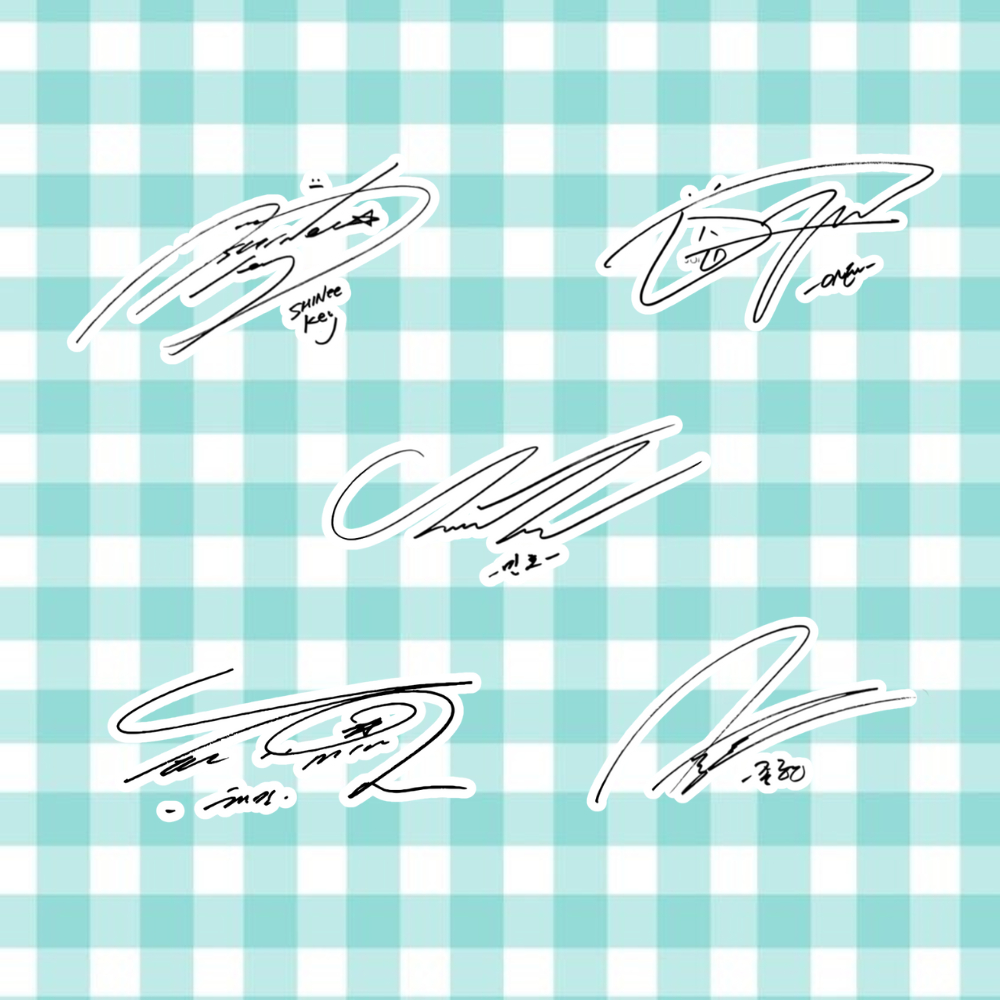 Jual Sticker Transparan SHINee Signature Sign Tanda Tangan TTD | Shopee ...