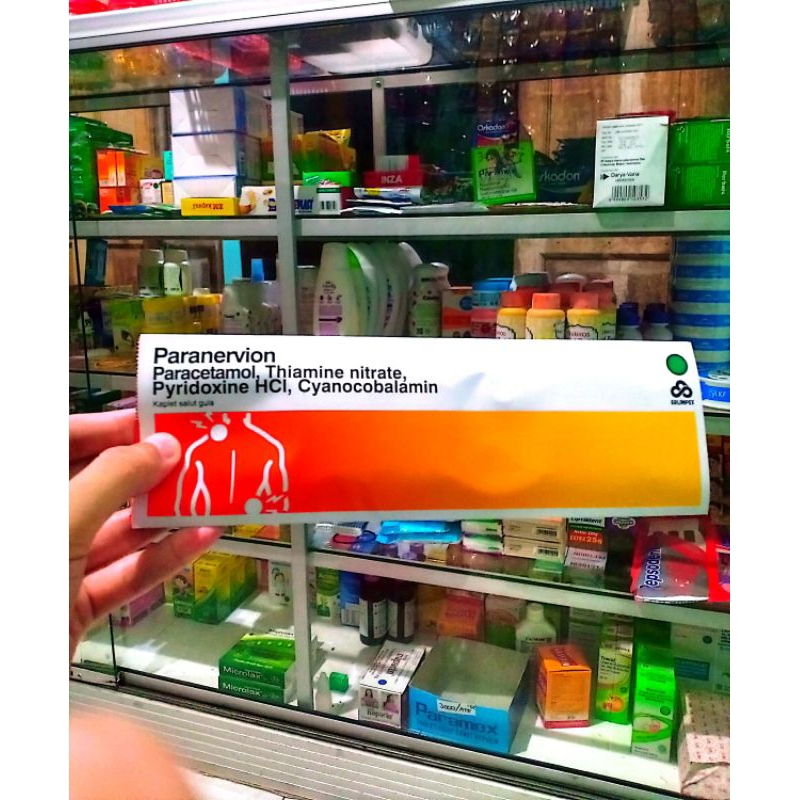 Jual PARANERVION KAPLET (Obat pereda nyeri,nyeri kepala,bahu, pinggang ...