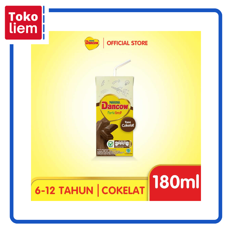 Jual Nestle Dancow Fortigro Susu Uht Anak Rasa Cokelat 180mL | Shopee ...