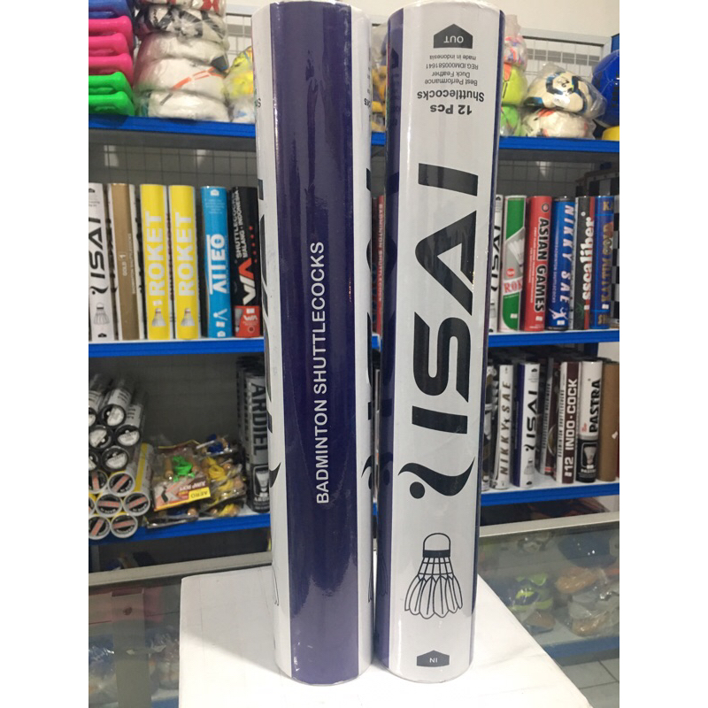Jual SHUTTLECOCK BADMINTON ISAI BIRU PEMULA TERMURAH | Shopee Indonesia