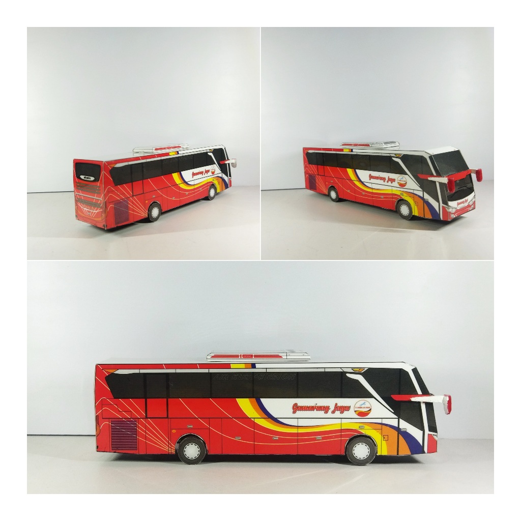 Jual Miniatur Bus Gumarang Jaya Jetbus 3 - Papercraft Kurniatravel ...