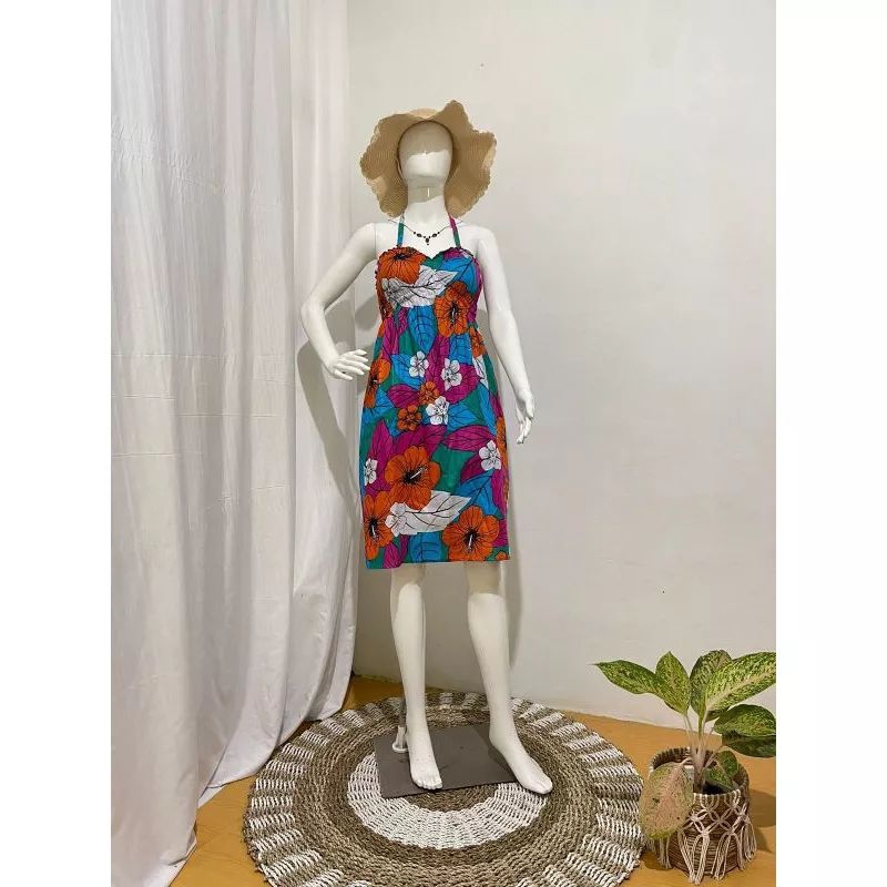 Jual Dress/daster midi Yunisara daster kerut dada solo daster sexy ...