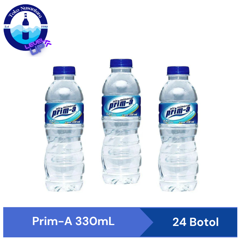 Jual Air Mineral PRIMA / PRIM-A Botol Mini 330mL [Harga per Dus] INSTANT/SAMEDAY | Shopee Indonesia