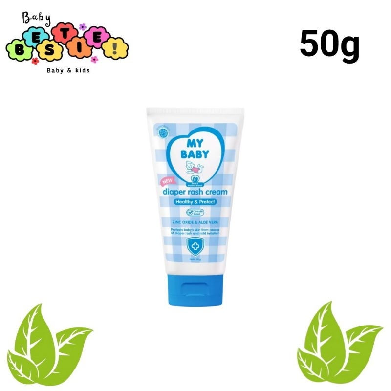 Jual MY BABY Diaper Rash Cream with Zinc 50g - Krim Bayi Anti Ruam ...