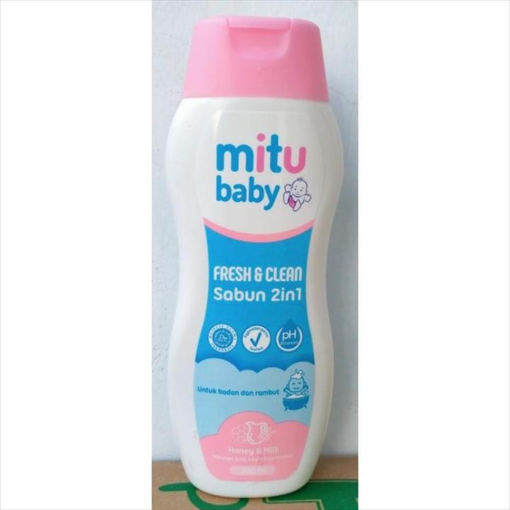 Jual Mitu Baby Sabun 2in1 Fresh and Clean 200 ml | Shopee Indonesia