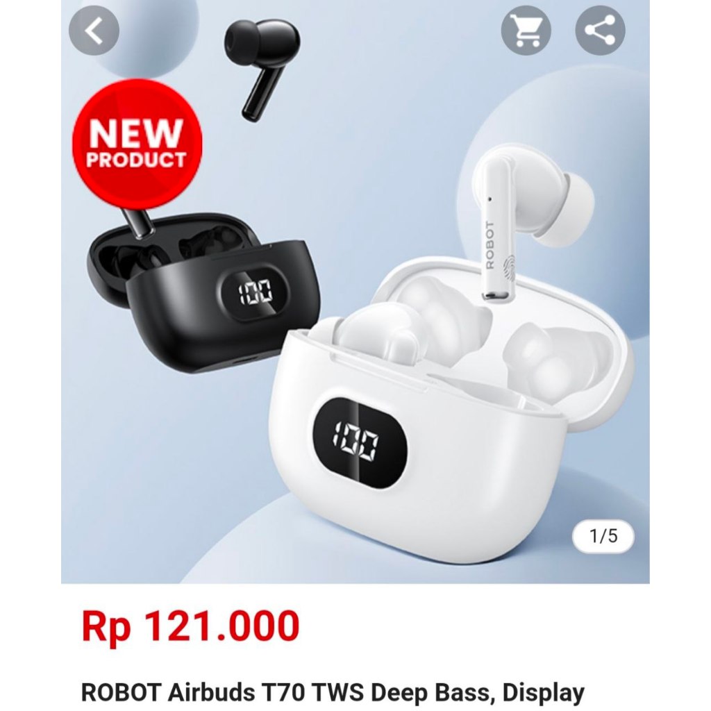 Jual HEADSET BUETOOTH ROBOT T70 | Shopee Indonesia