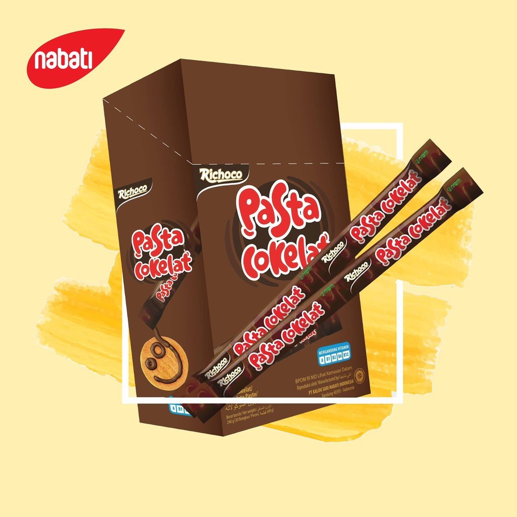 Jual Richeese Nabati Pasta Keju 180 g isi 30 pcs / box | Shopee Indonesia