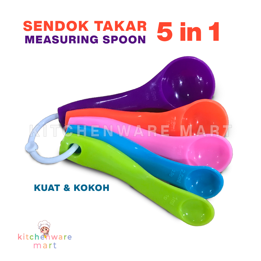 Jual Sendok Bumbu Dapur Sendok Takar 5 Measuring spoon sendok ukur teh ...