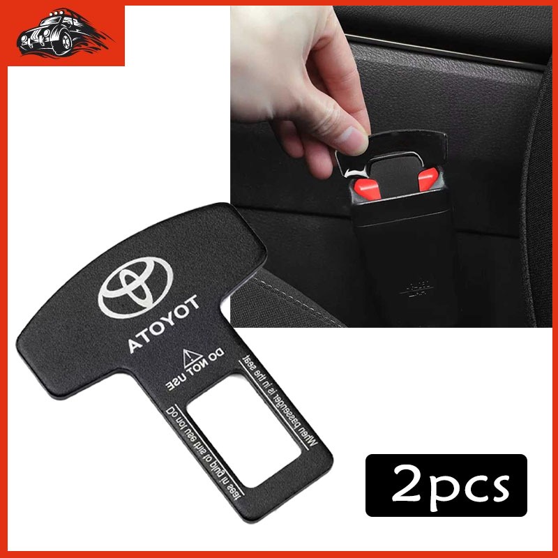 Jual 2pcs Safety Seat Belt Buckle Alarm Buzzer Stopper Colokan Seatbelt ...