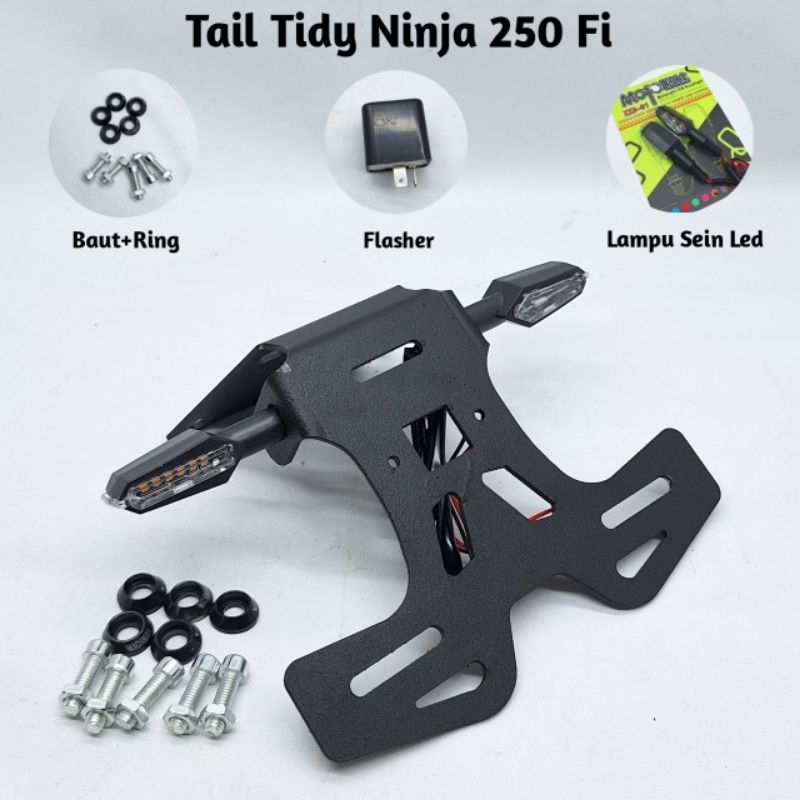 Jual Tail tidy Spakbor Belakang Ninja 250 Fi Ninja Karbu Plus Breket ...