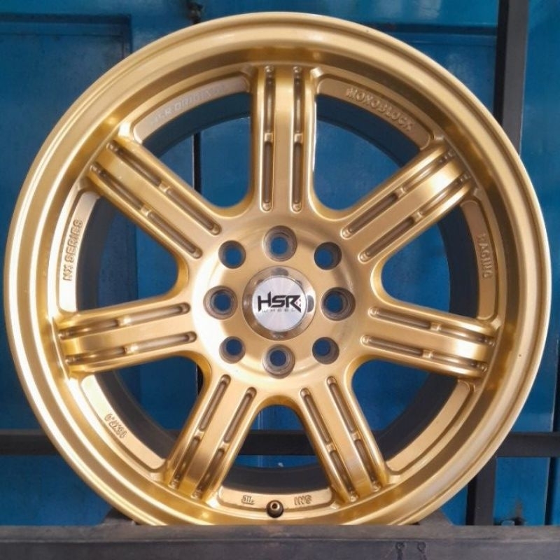 Jual Velg Hsr Siak ring 16 lebar 7 hole 4x100 dan 4x114,3 et42 gold | Shopee Indonesia