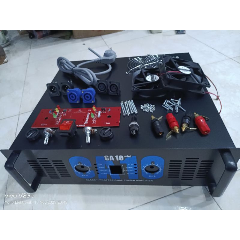 Jual BOX POWER AMPLIFIER CA 10 MINI Tebal + Asesoris box ampli MINI CA10 | Shopee Indonesia