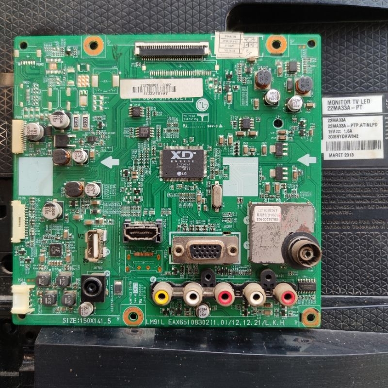 Jual mb original mainboard monitor tv Led LG 22MA33A - PT | Shopee ...