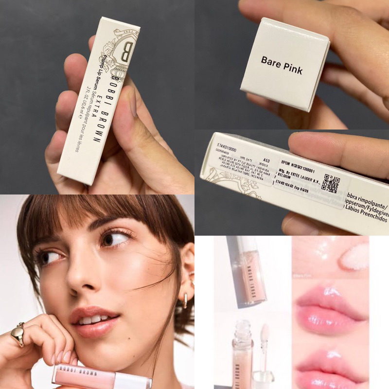 Jual NEW. BOBBI BROWN EXTRA PLUMP LIP SERUM SHADE BARE PINK | Shopee ...
