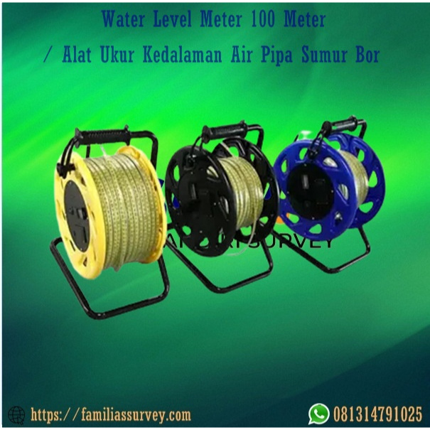 Jual Di Jual Alat Ukur Kedalaman Air Pipa Sumur Bor Water level meter ...