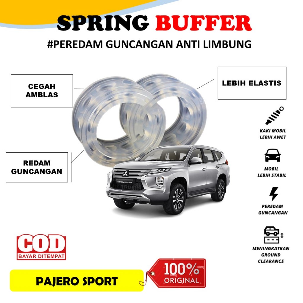 Jual Spring Buffer Pajero Sport Peredam Guncangan Spring Buffer Karet ...