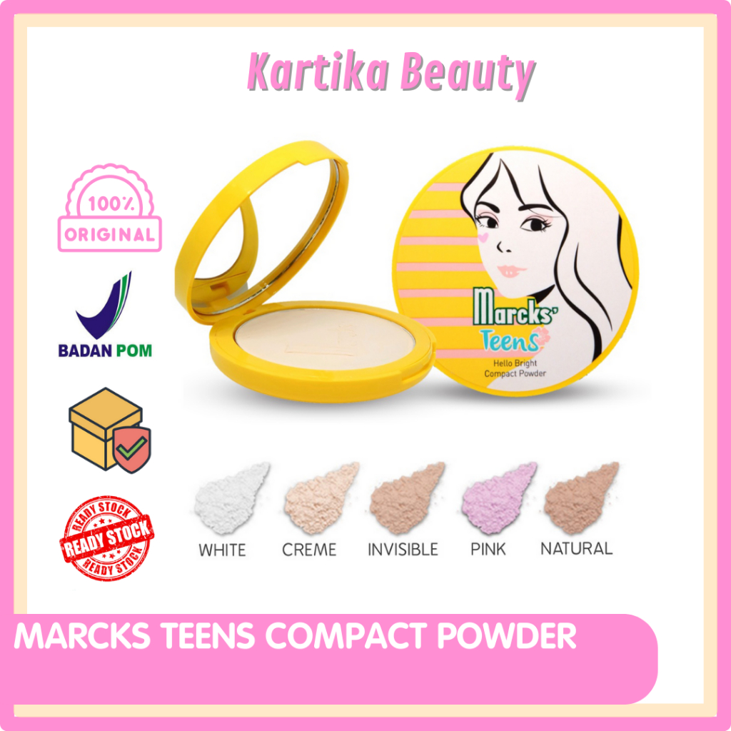 Jual MARCKS TEEN COMPACT POWDER 12 GRAM | BEDAK PADAT MARKS FULL SIZE ...