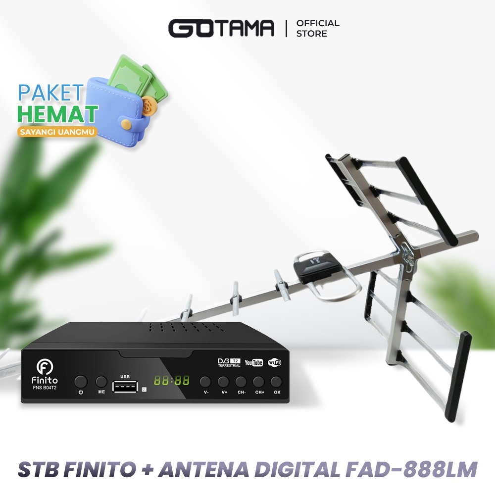 Jual Promo Big Sale Set Top Box Finito + Antena FAD 888 | Shopee Indonesia