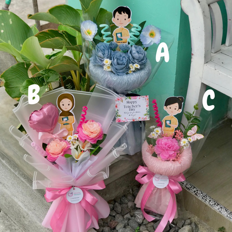 Jual Buket hari guru/kado unik hari guru/teacher’s day/kado kekinian ...