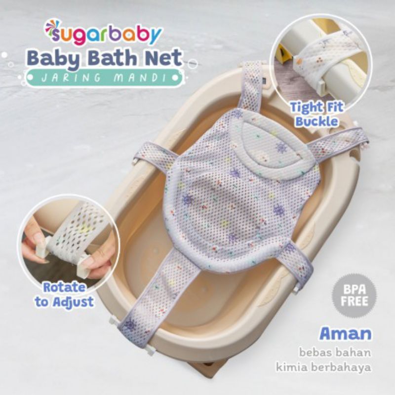 Jual SUGAR BABY BATH NET JARING MANDI (AHEG) | Shopee Indonesia