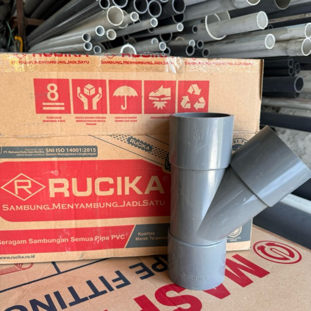 Jual TEE Y RUCIKA 2 1/2 INCH AW 45 DERAJAT DRAJAT TS TEBAL SEKALI | Shopee Indonesia