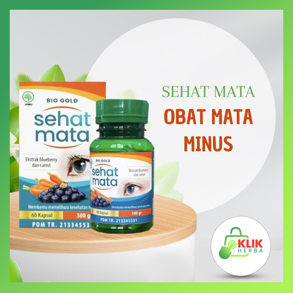 Jual BIO GOLD SEHAT MATA Isi 60 Kapsul Obat Mata Minus Dan Silinder ...
