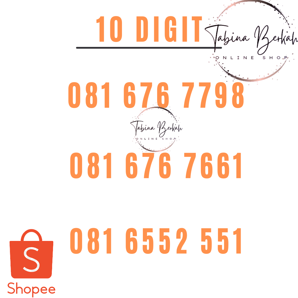 Jual nomer cantik indosat 10 digit | im3 10 angka nocan murah | Shopee Indonesia
