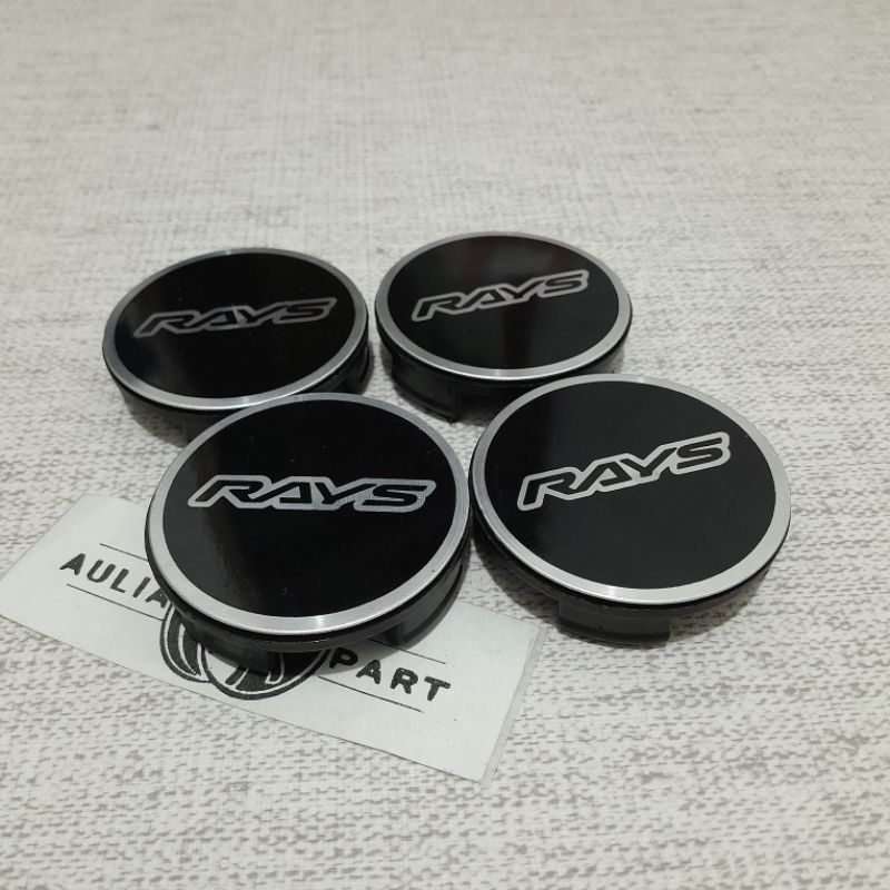 Jual dop roda tutup velg variasi rays hitam diameter 6 cm | Shopee ...