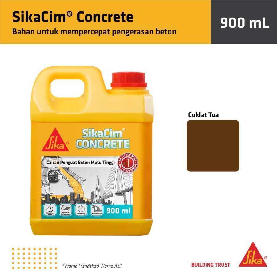 Jual SikaCim Concrete Additive 900 ML Obat Pengeras Beton / Sika Cim ...