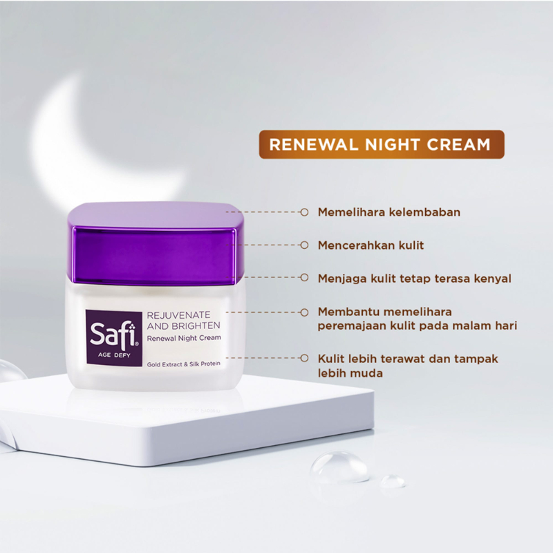 Jual Safi Age Defy Renewal Night Cream 25gr (NEW IMPROVED FORMULA ...