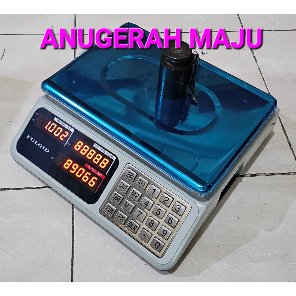Jual Timbangan Digital Meja Laundry Barang Buah Sembako FULGID 40 kg | Shopee Indonesia