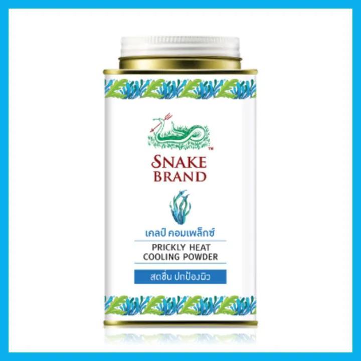 Jual SNAKE BRAND KELP COMPLEX PRIKLY HEAT COOLING POWDER | Shopee Indonesia